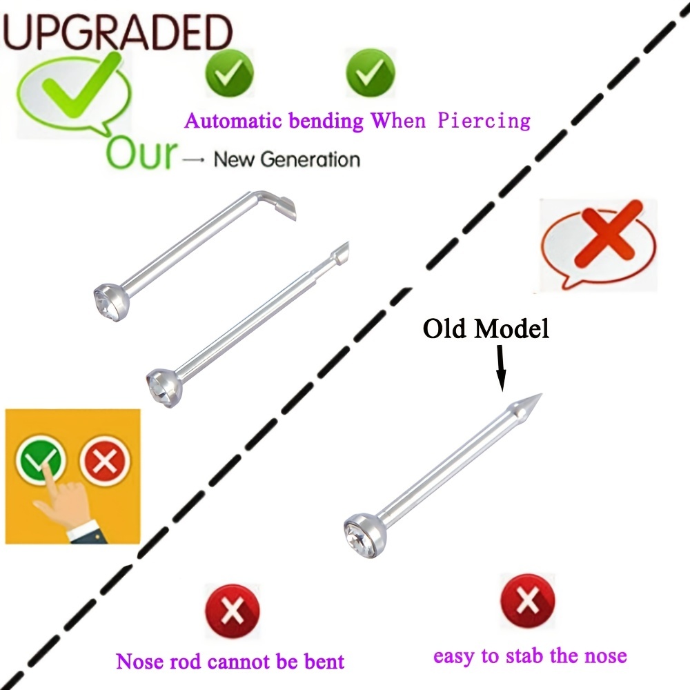 Portable Ear And Nose Piercing And And Tool For Piercing - - Temu