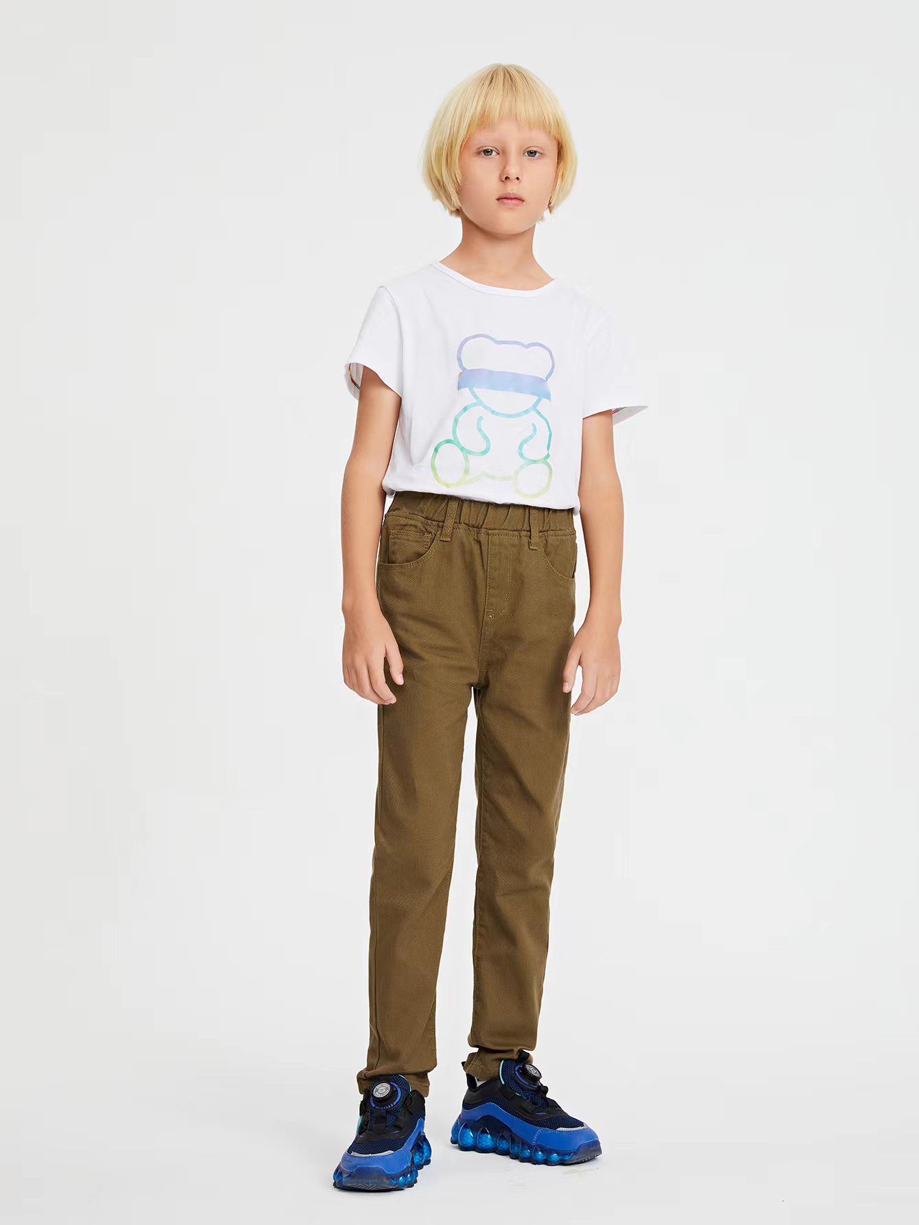Boys Casual Vintage Loose Fit Cotton Material Pants With - Temu United ...