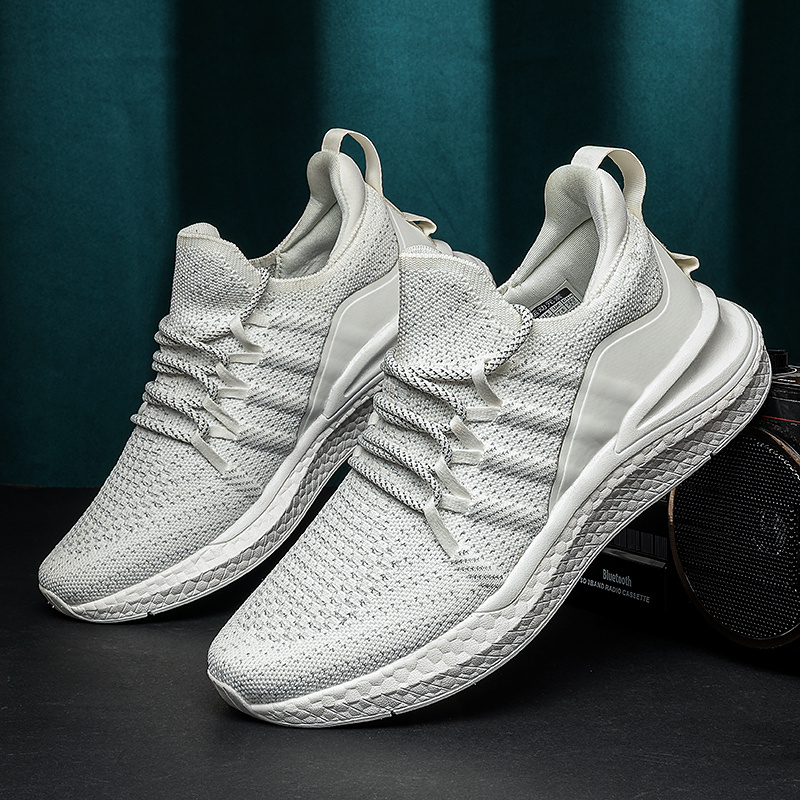 Men's Durable Running Shoes, Tpu Heel Support Shock Absorption ...