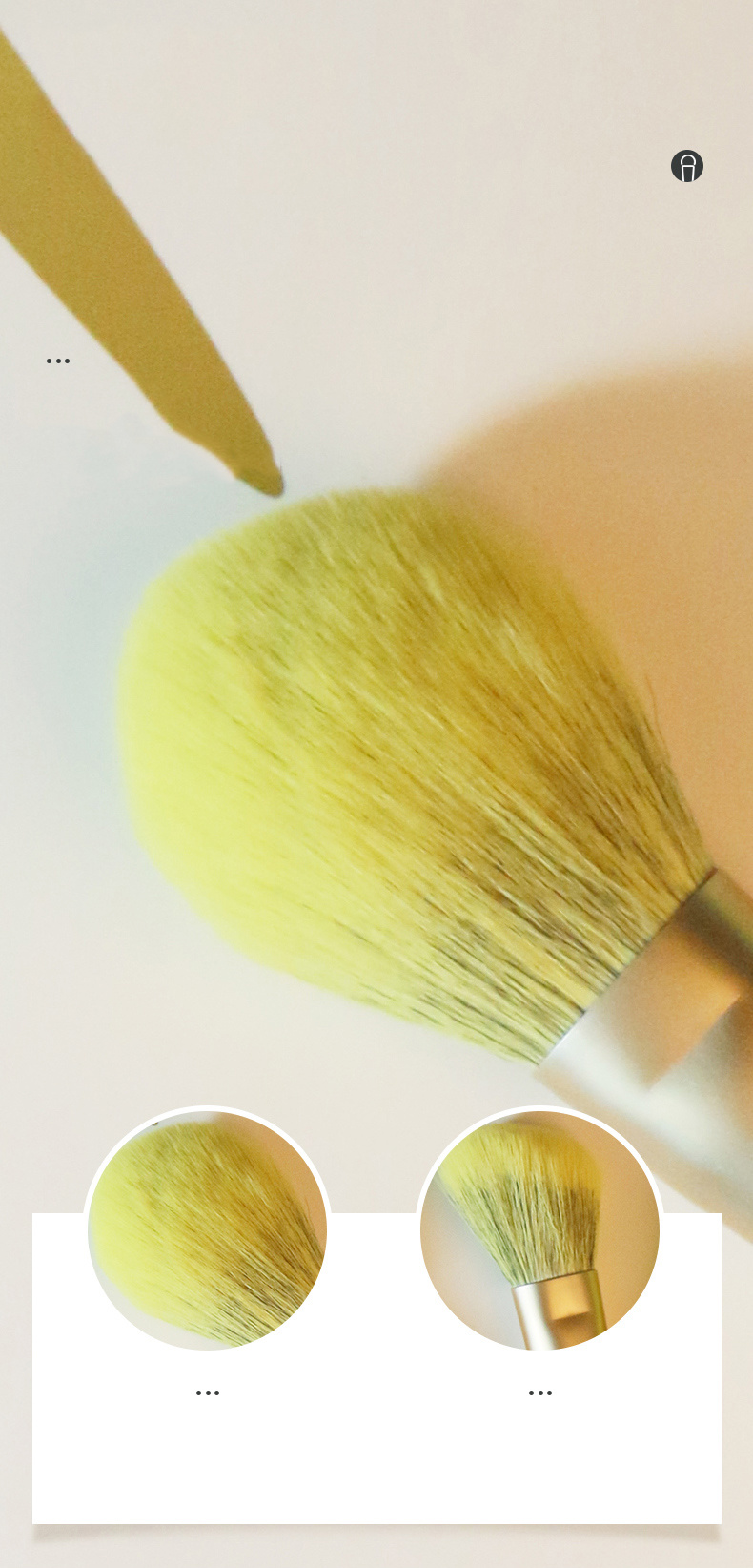 Mini Travel Makeup Brushes Set Portable Soft Concealer Brush - Temu Australia