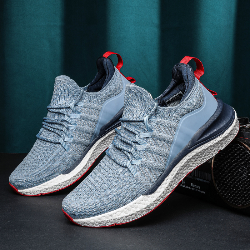 Men's Durable Running Shoes, Tpu Heel Support Shock Absorption ...