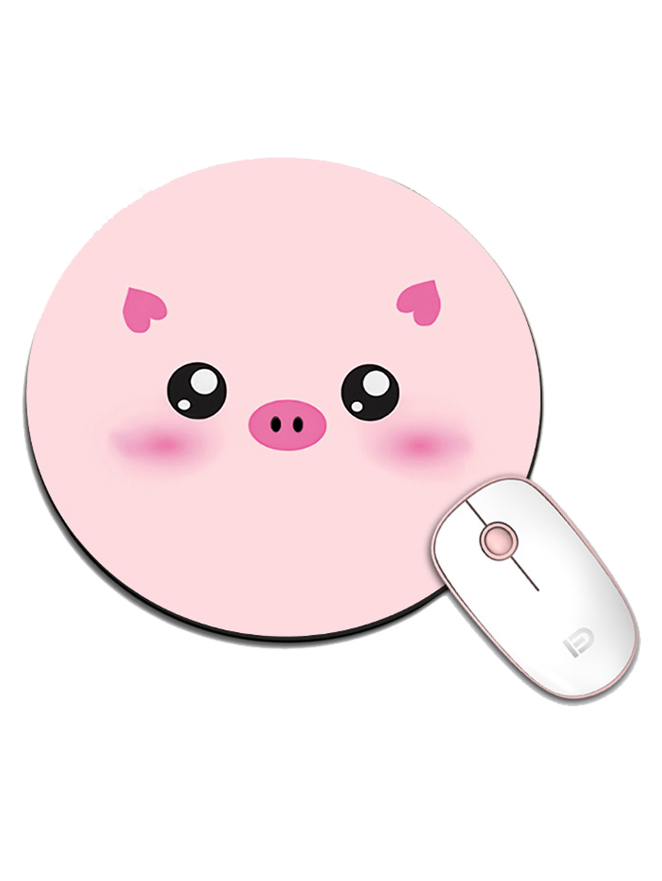 cartoon cute round thickened office computer desktop mouse pad, small ...