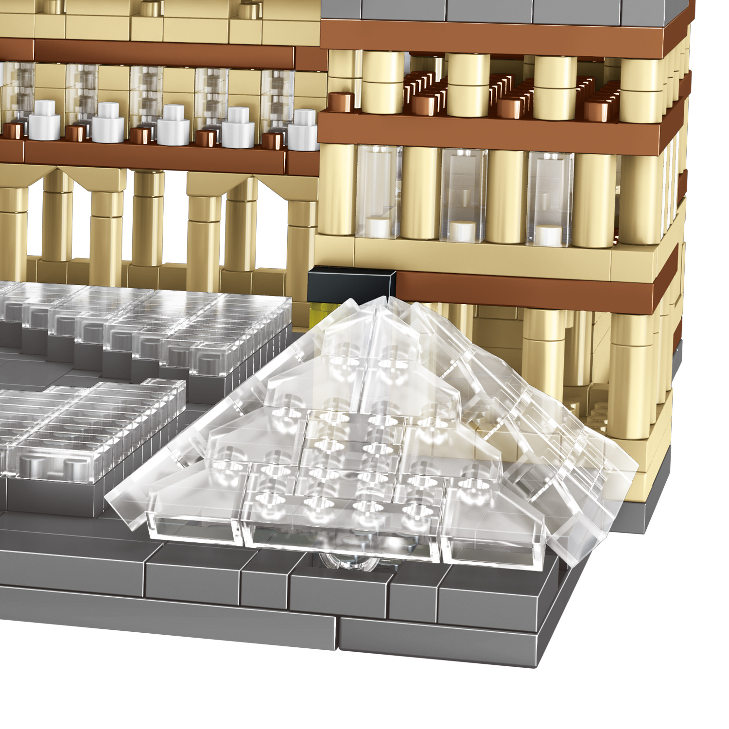 Louvre Building Blocks Set Classical Architectural Blocks - Temu