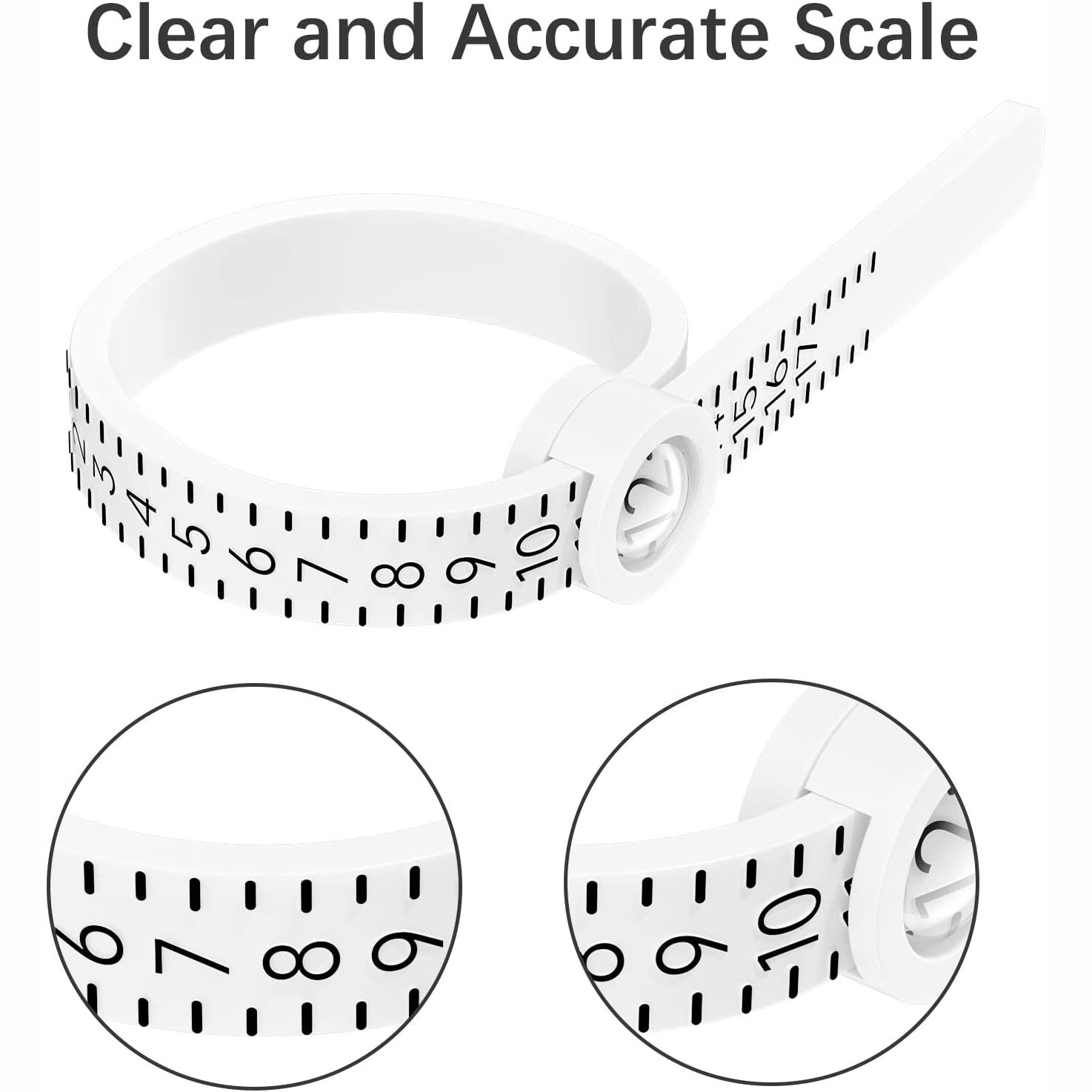 Ring Sizer Sizer Measuring Tool Reusable Finger Size - Temu