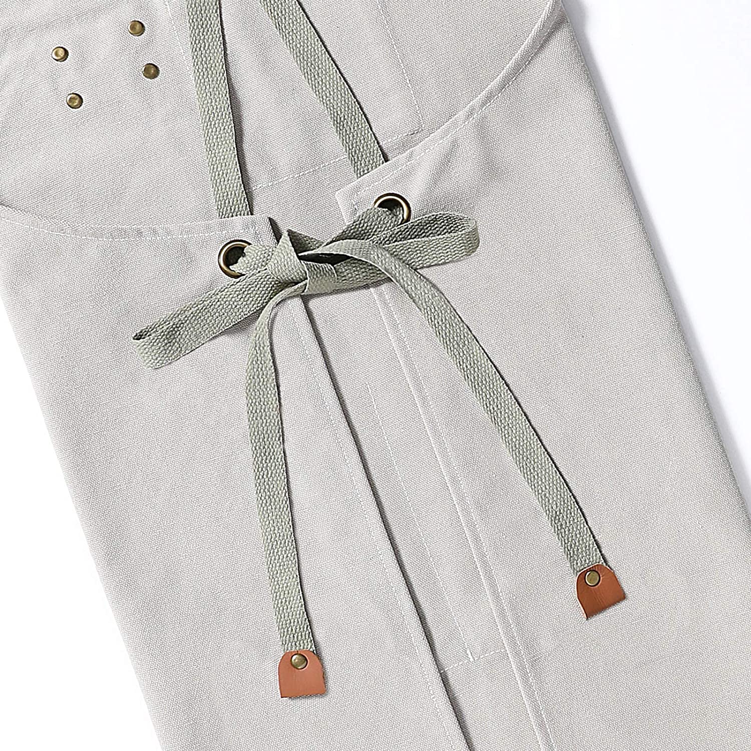 Apron Cotton Canvas Apron Unisex Aprons Chef Cooking Apron - Temu