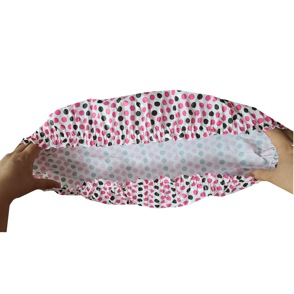 Shower Caps Waterproof Reusable Comfortable Elastic Band Patterns Pvc Shower Hat | Temu Temu ...