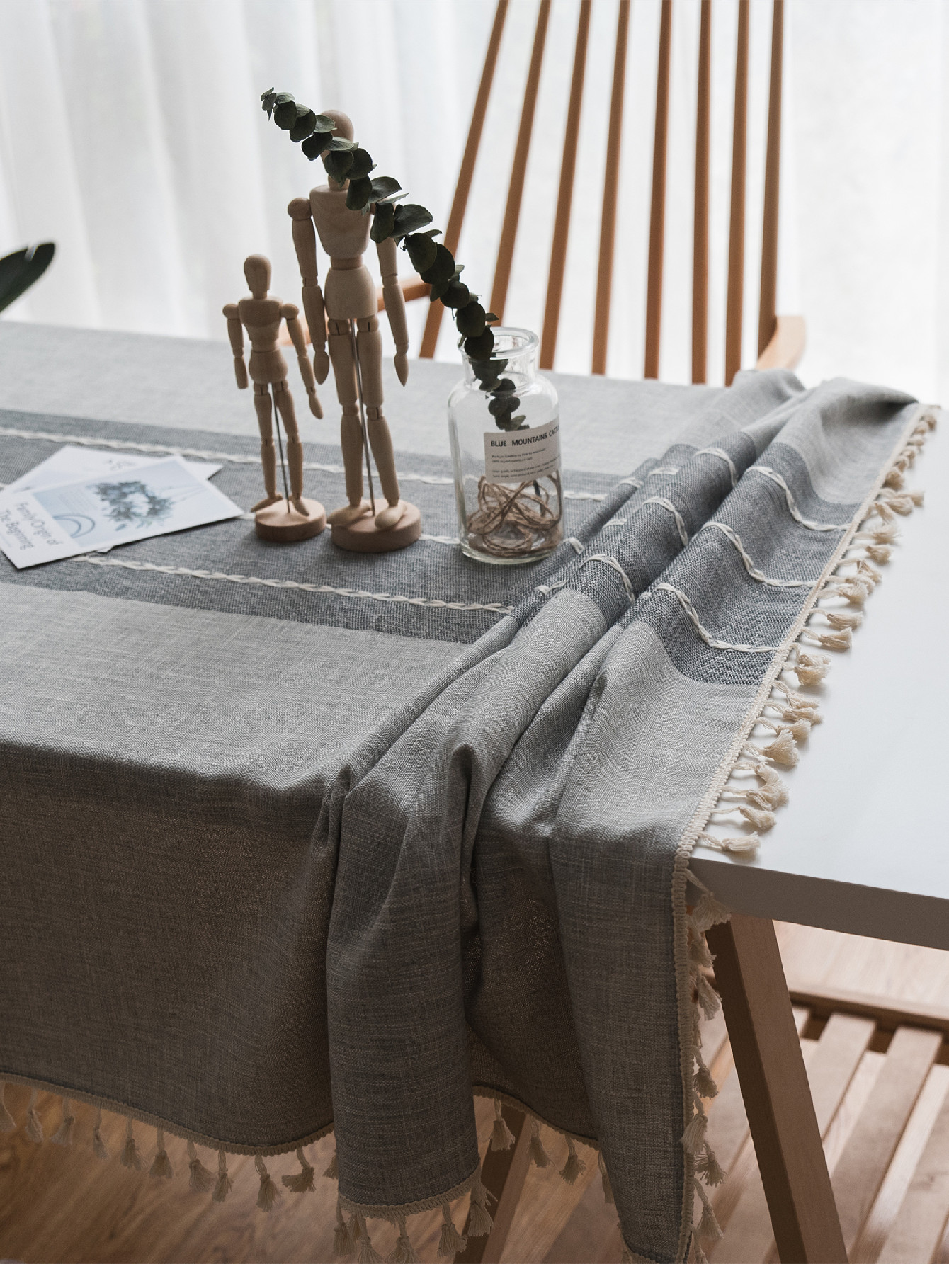 Stylish Boho Rectangular Tablecloth Fringe - Temu