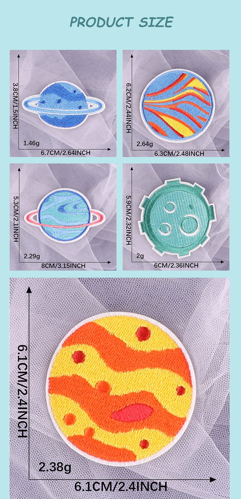 Planet Embroidery Badge Label Patches Fabric Art Decor Diy - Temu Ireland