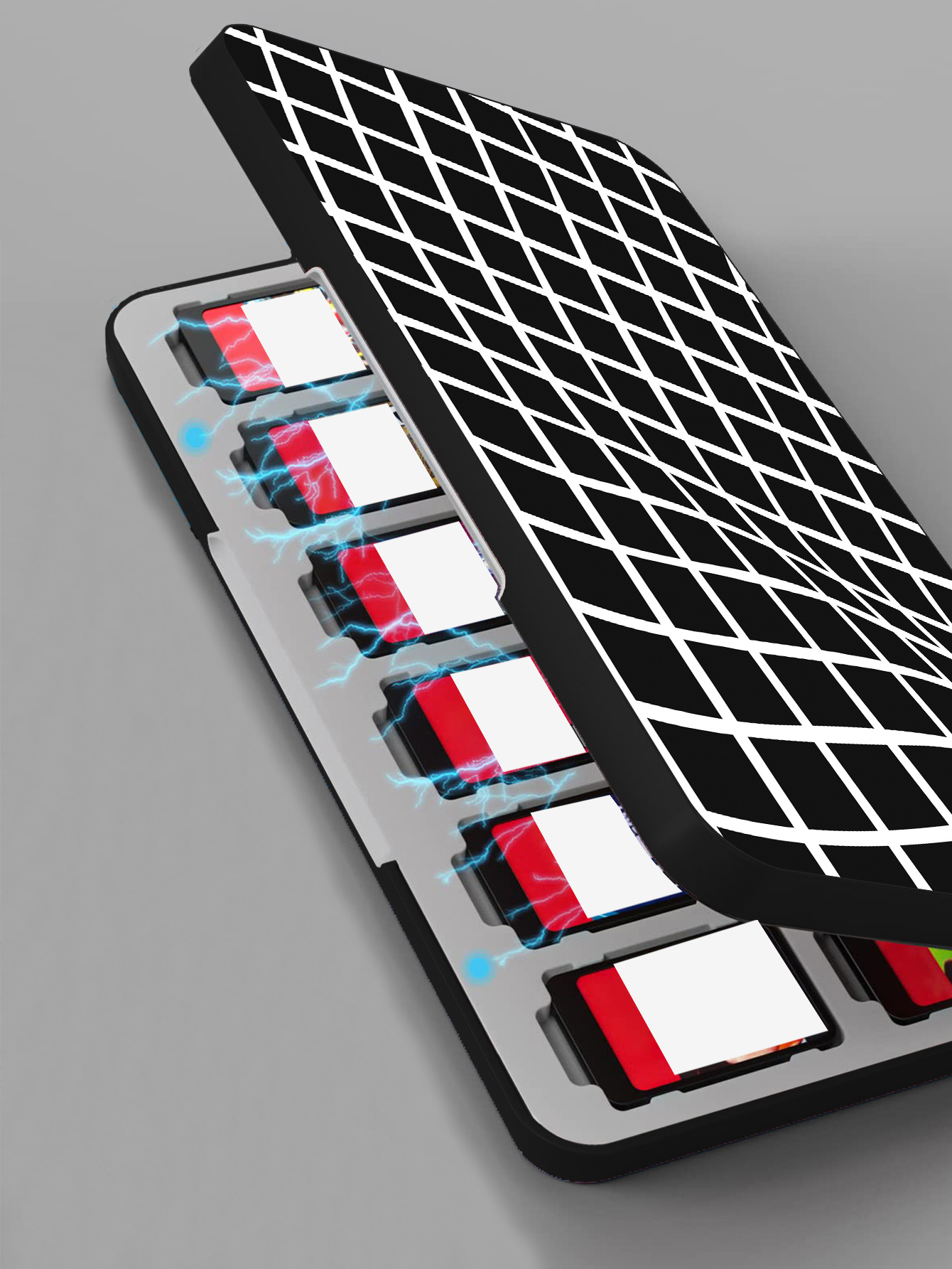 24 In 1 Silicone Hard Shell Game Card Case With Magnetic Closure For ...