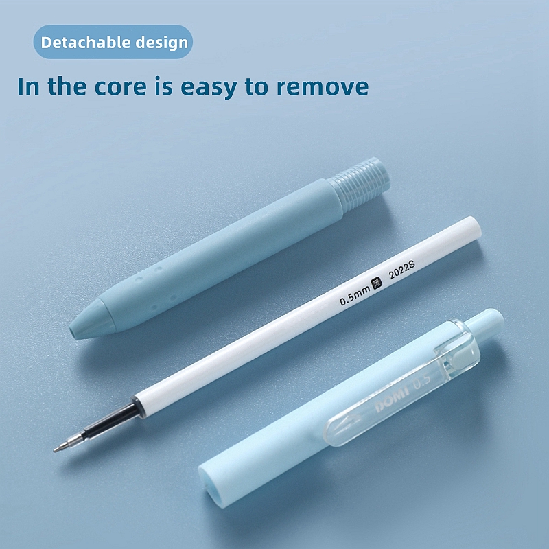 977 Push Students Brush Pen Super Fine Pen Black Ink 6 Pens - Temu