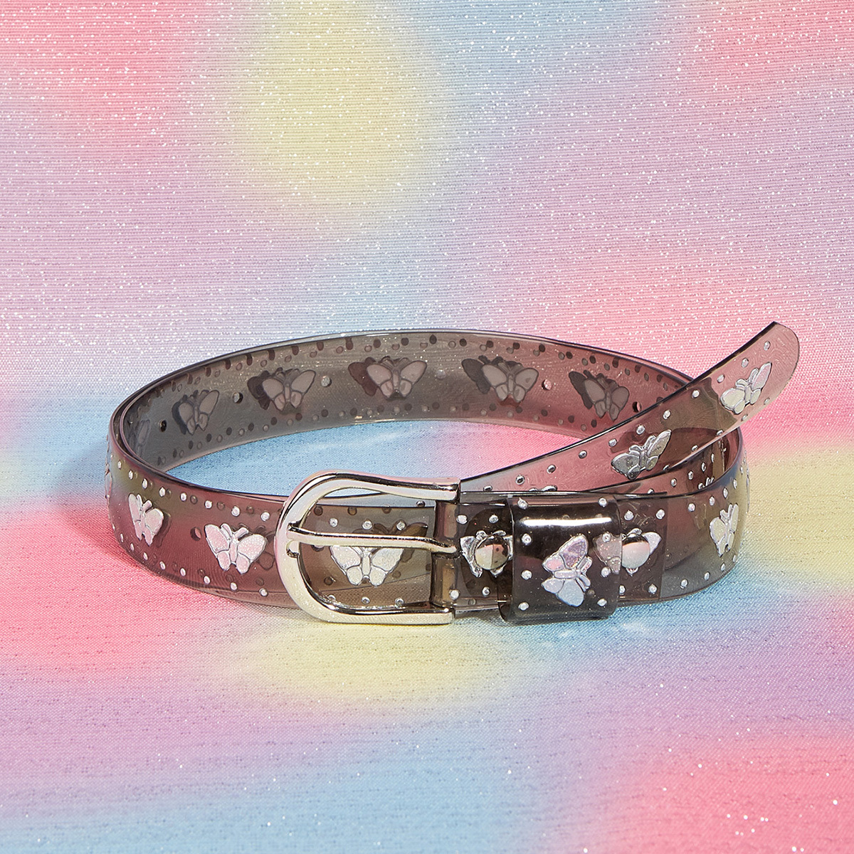 Trendy Butterfly Rivet Studded Y2k Belts Trendy Translucent - Temu Canada