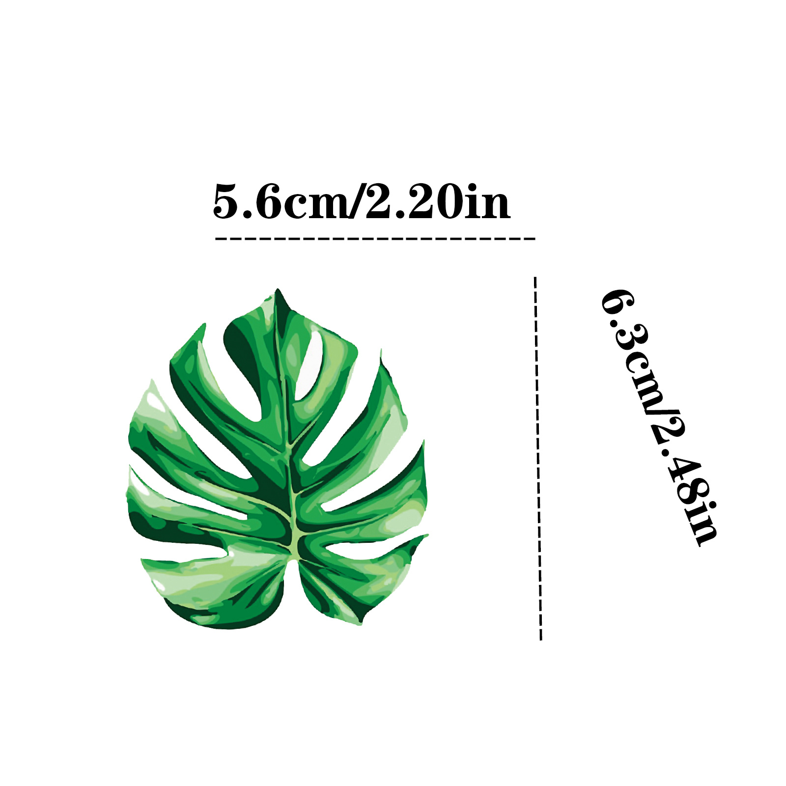 Green Plant Stickers Potted Plant Floral Decals Stickers - Temu