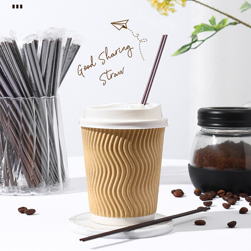 Handcrafted Coffee Straws Long Individually Wrapped - Temu