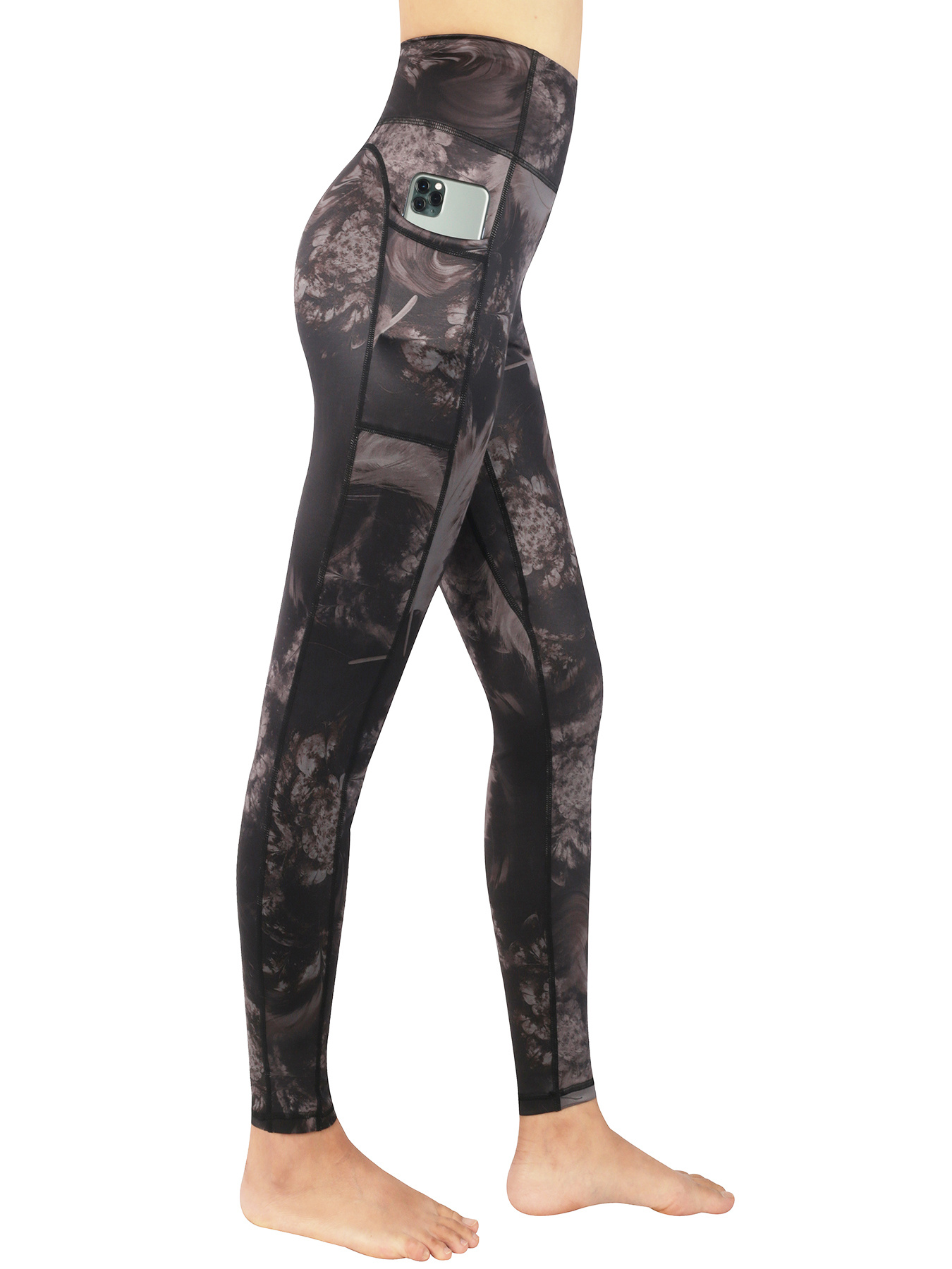 Women s Activewear Gemo Print Yoga Leggings Breathable - Temu Canada