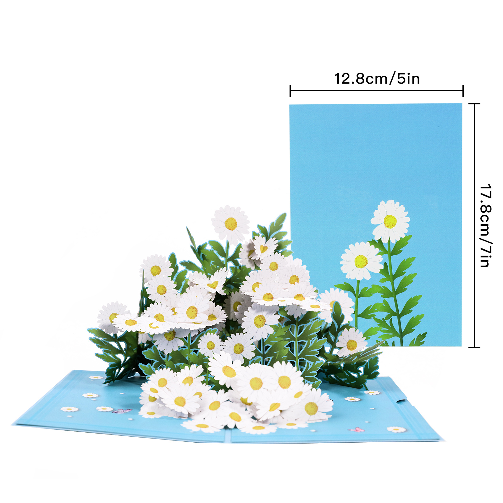 Daisy Pop Greeting Card Handmade Fresh Creative Birthday - Temu