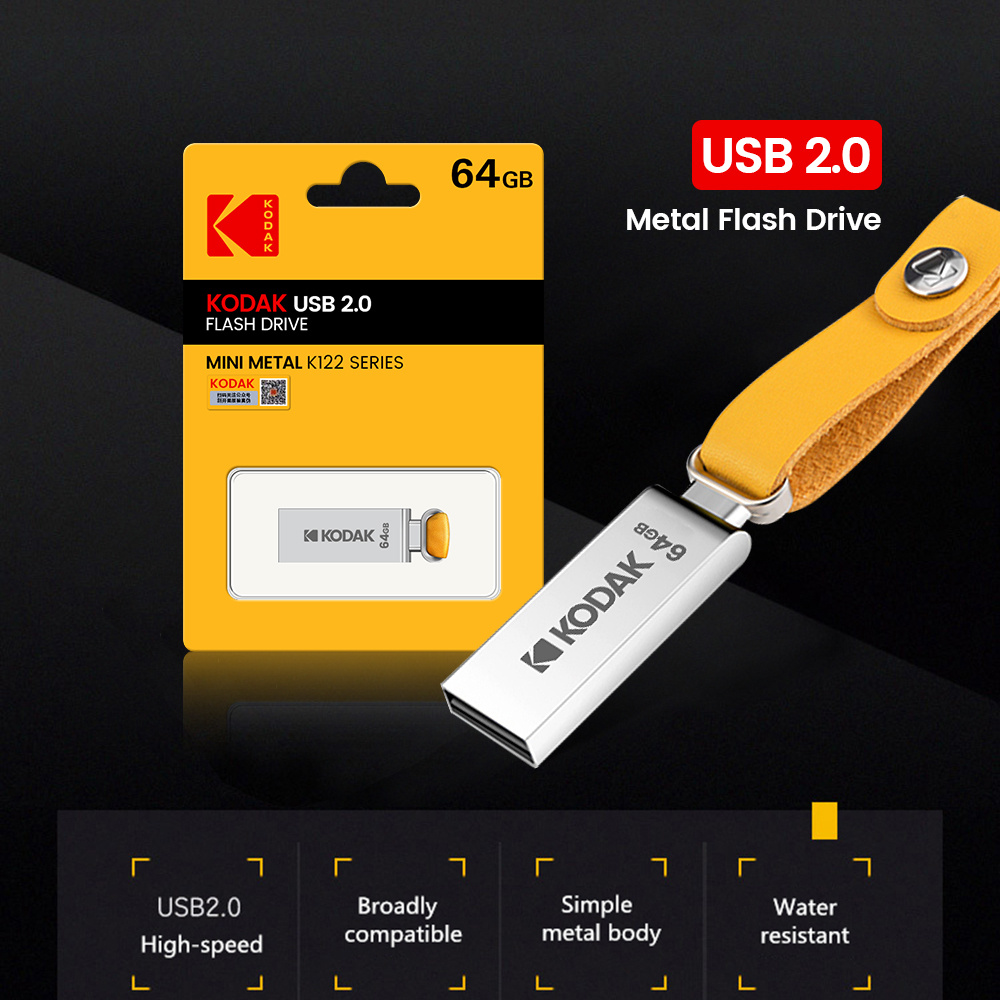 Usb 2.0 Pen Drive 32gb 64gb K122 Metal Usb Flash Drive - Temu