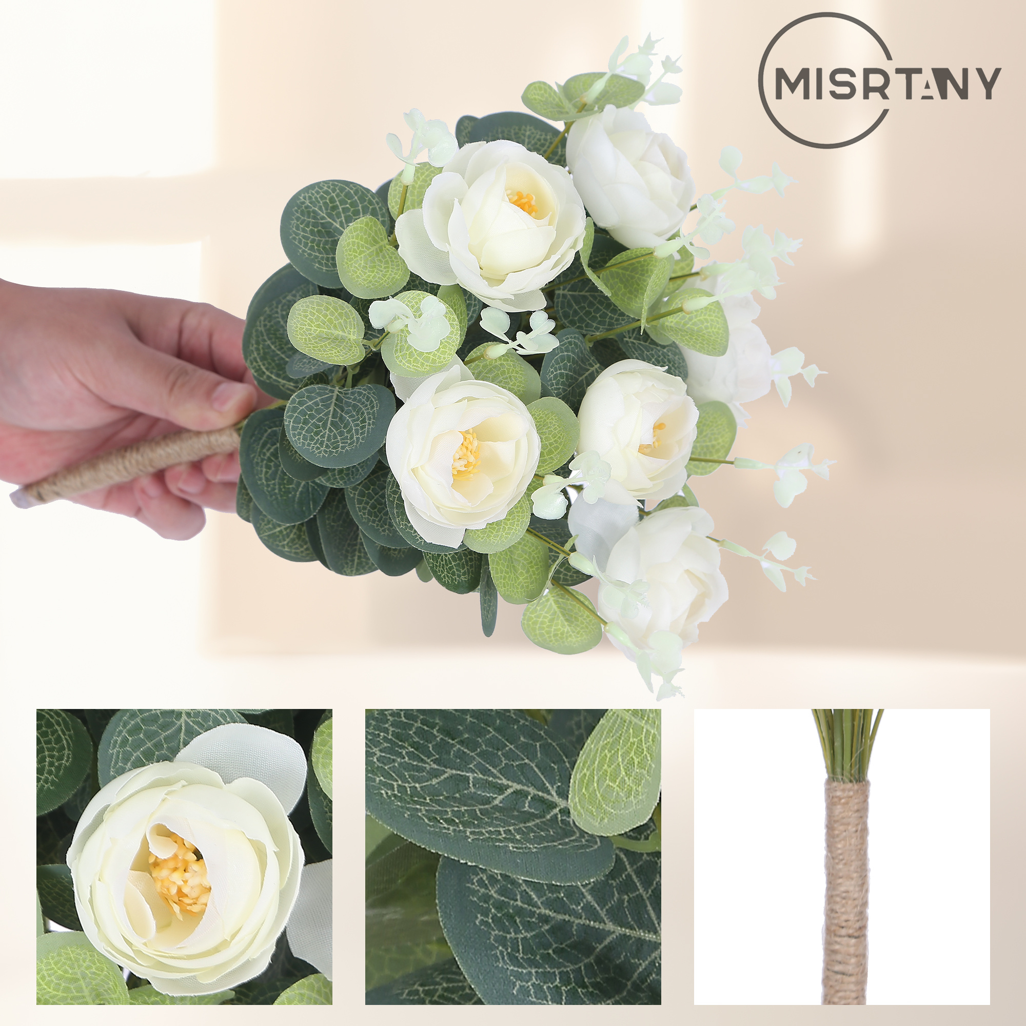 1bunch Artificial Flower Simulation Flower Silk Flower For Wedding ...