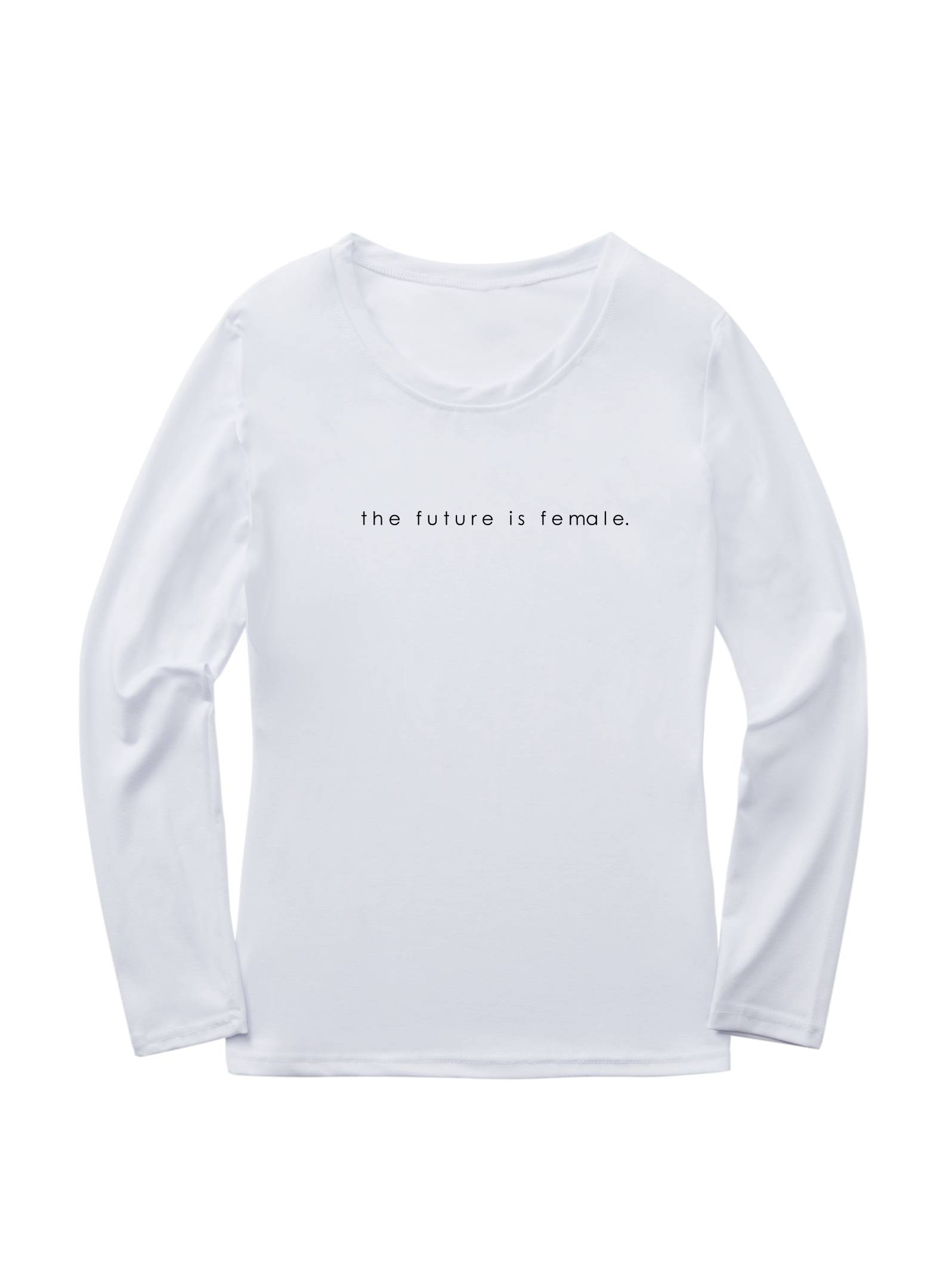 The Future Is Female Print Graphic Crew Neck T Shirt Casual - Temu New ...