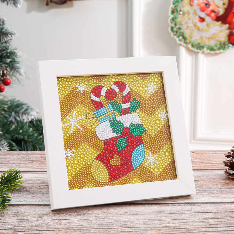 Christmas Decoration Diamond Painting Frames Diamond Art - Temu