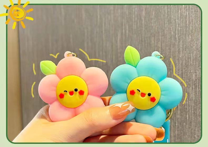 happy sunflower keychain anime shape cute exquisite - Temu Norway