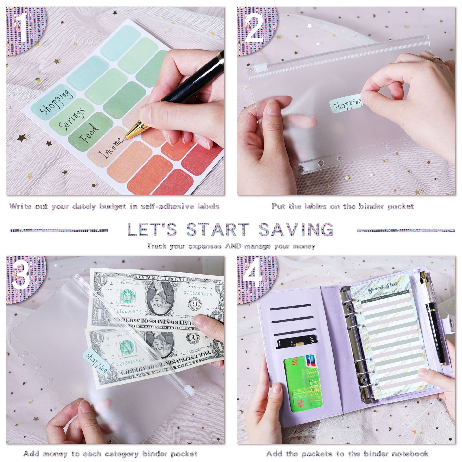 Organize Your Finances In Style: A6 Faux Leather Budget - Temu