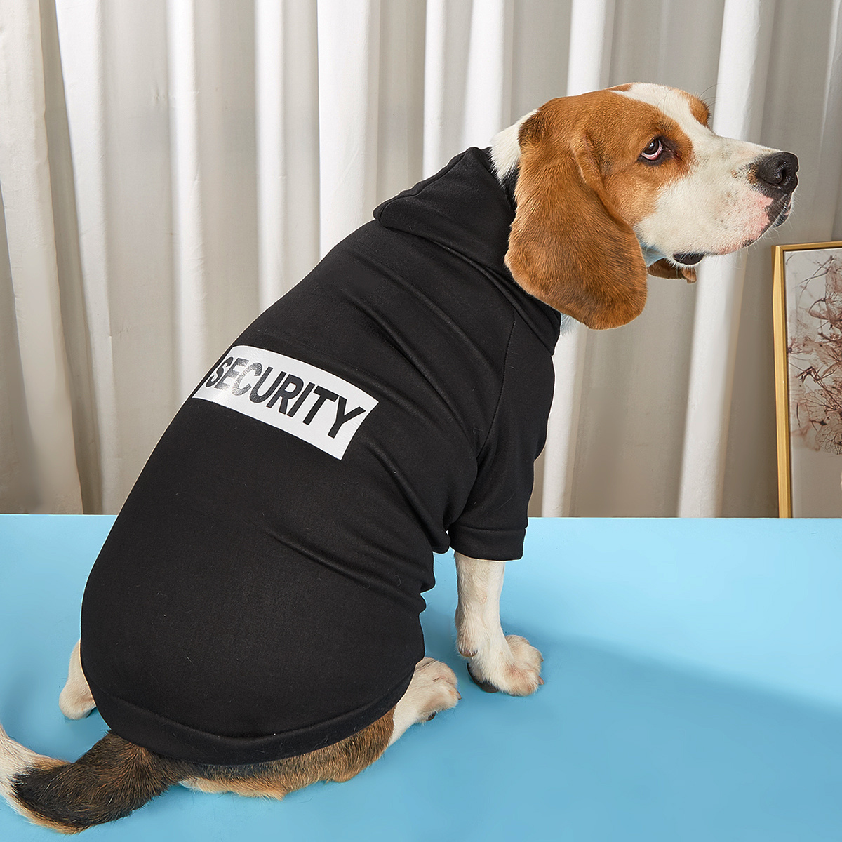 Warm Letter Print Pet Hoodie For Large Dogs Cozy Winter Apparel | Today ...
