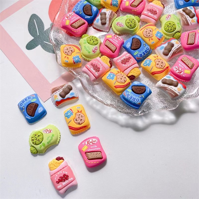 Biscuits Candies Cartoon Accessories Stationery Mobile Phone Case Key ...