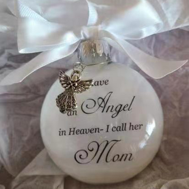 ball ornament ball angel in heaven hanging sign - Temu