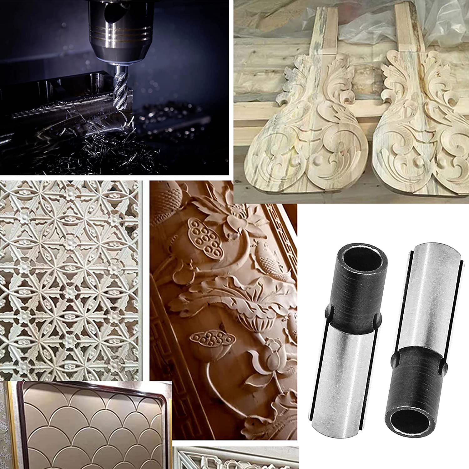 3pcs Steel Die 1 4 To 1 8 Cnc Engraving Bit Router For Engraving Tool ...