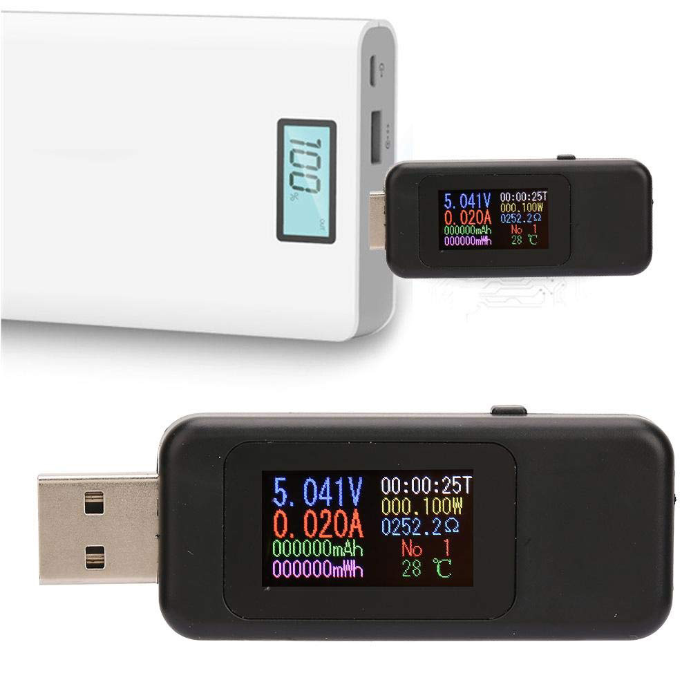 10 In 1 Usb 테스터 디지털 전압계 전류계 전류 전압 측정기 앰프 전압 전류계 검출기 보조베터리 Temu