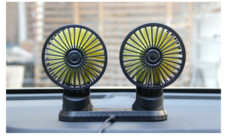 Car Fan Double headed Fragrance Small Electric Fan - Temu