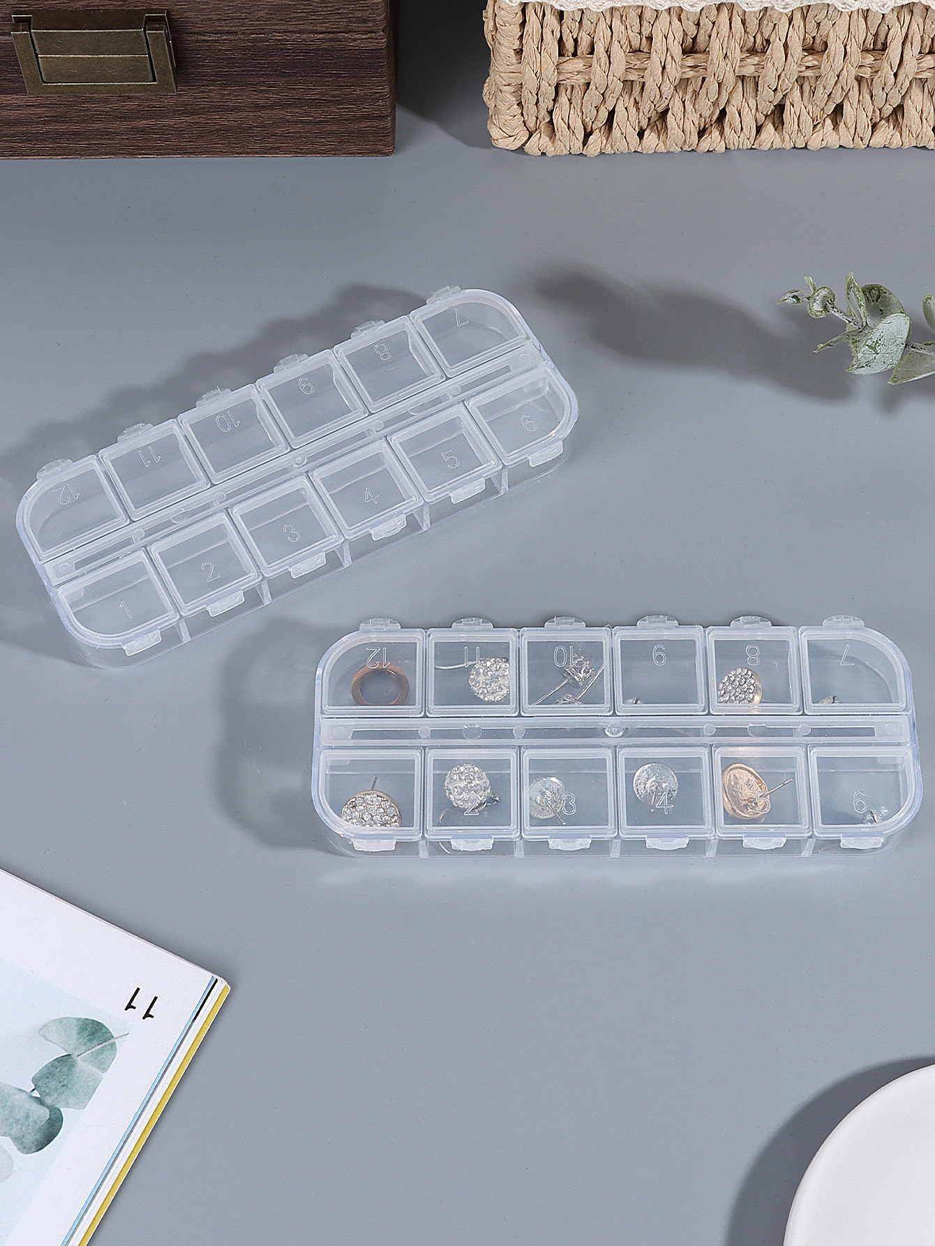 Storage Box Clear Tip Plastic - Temu