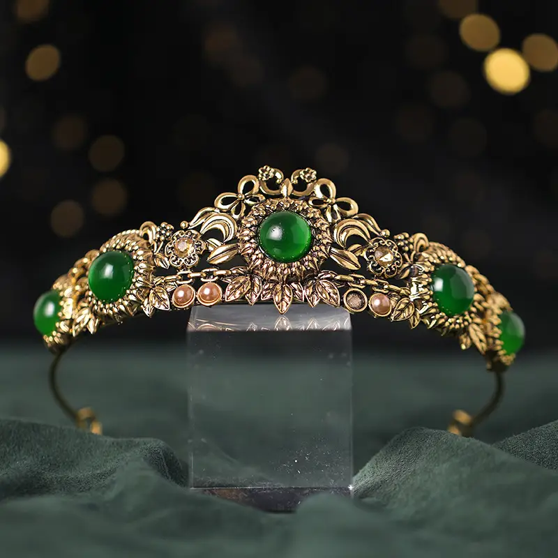 Vintage Tiaras Crowns Silvery Rhinestone Temu