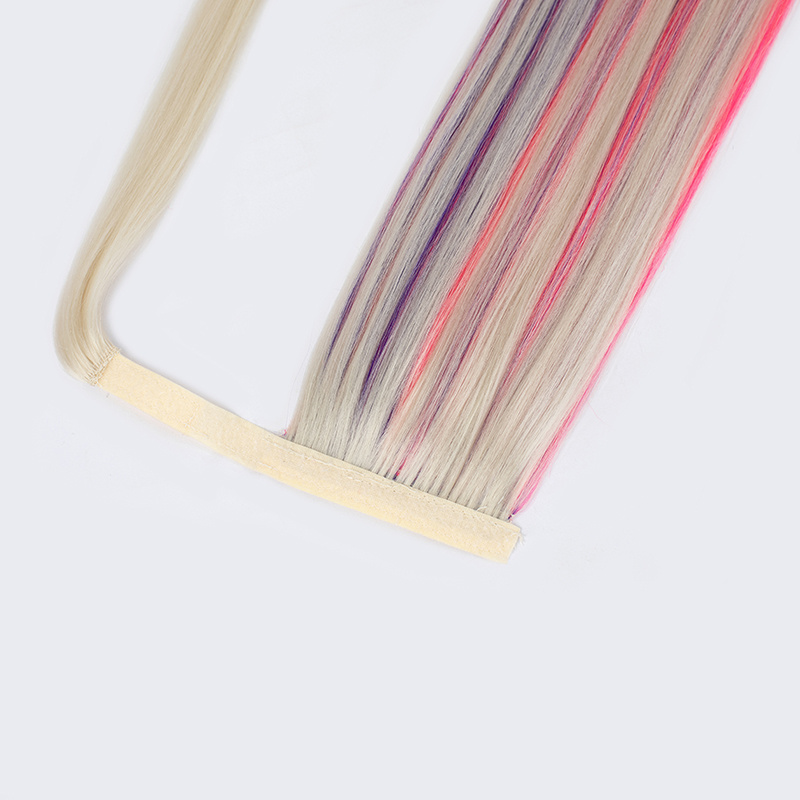 ponytail extension long straight wrap around clip in - Temu Australia