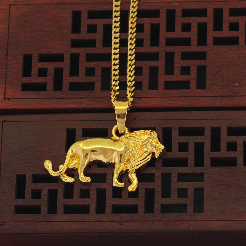 Cadena Cubana 24 Pulgadas Collar Colgante León Trompeta - Temu Mexico