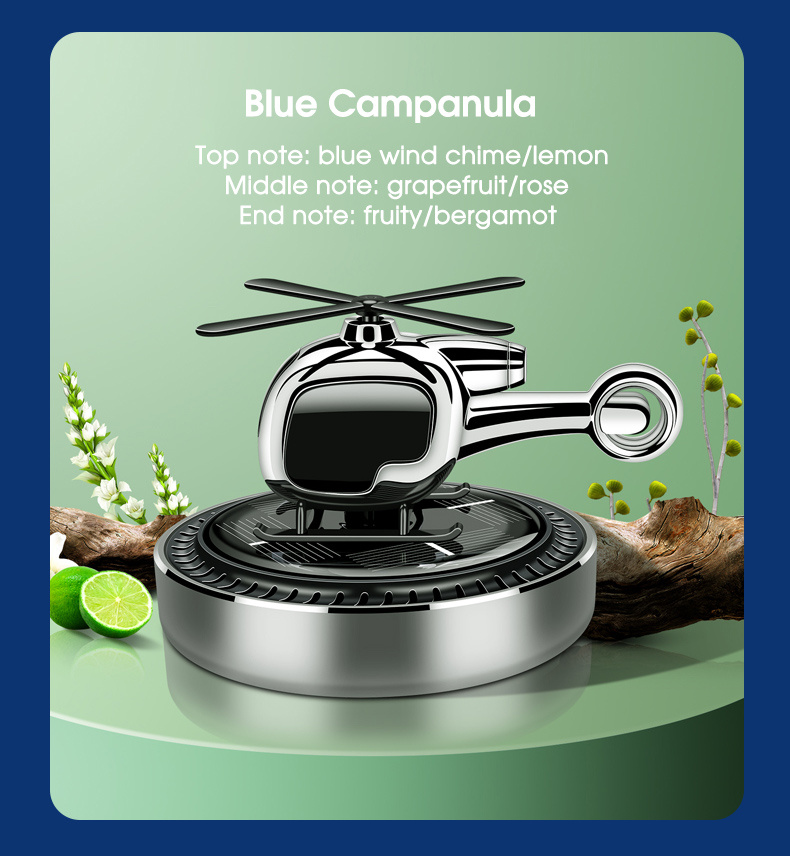 Car Perfume Car Aromatherapy Solar Helicopter Car Perfume - Temu