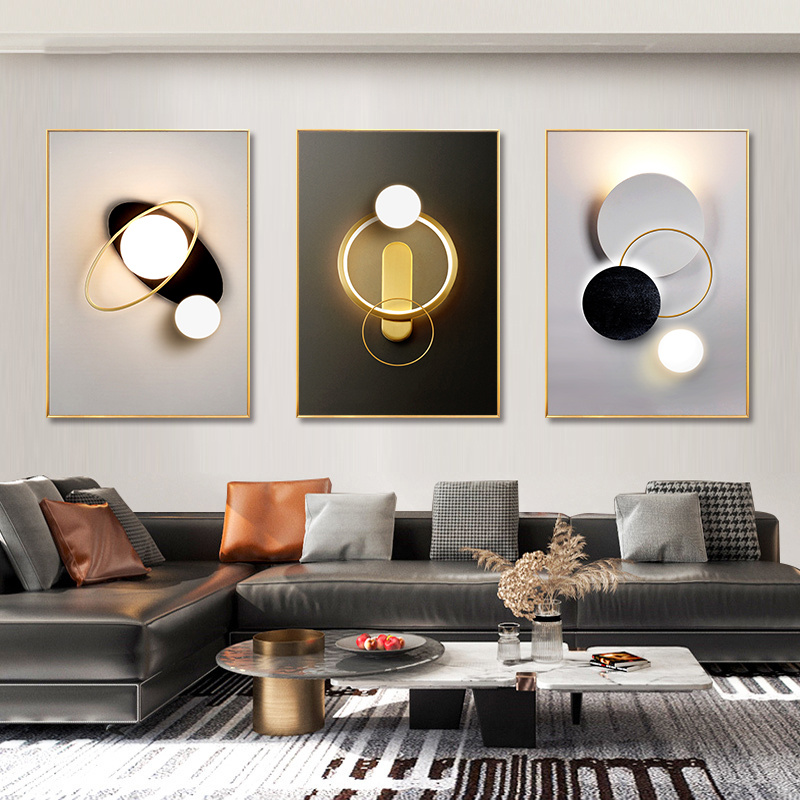 Geometric Abstract Wall Posters Modern Black White Canvas - Temu United ...