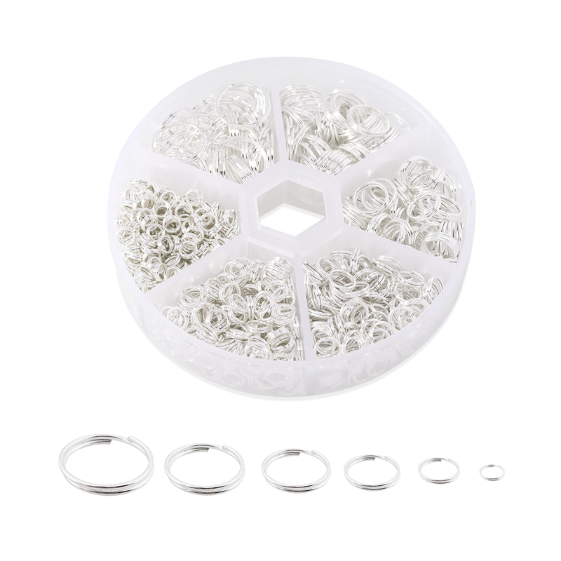 Open Jump Ring Golden Silver Split Ring Circle Ring Set - Temu United ...