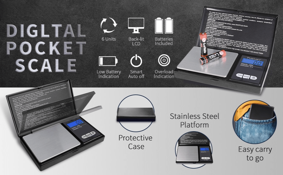 Digital Pocket Scale Perfect Weighing Herbs Jewelry Food Go! - Temu