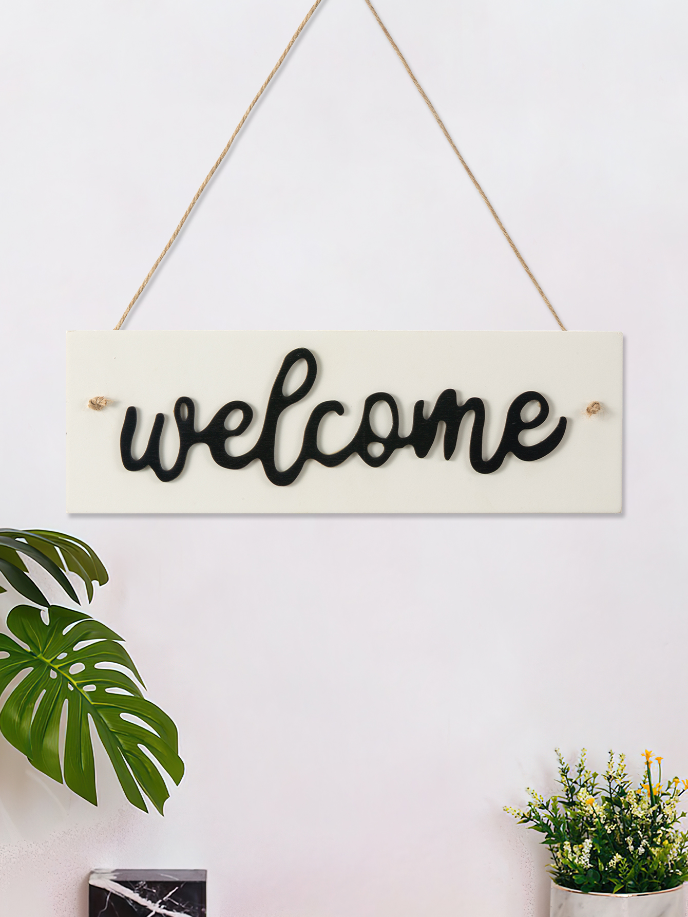 Welcome Door Plate Hello Welcome Wood Entryway Yard Signs - Temu