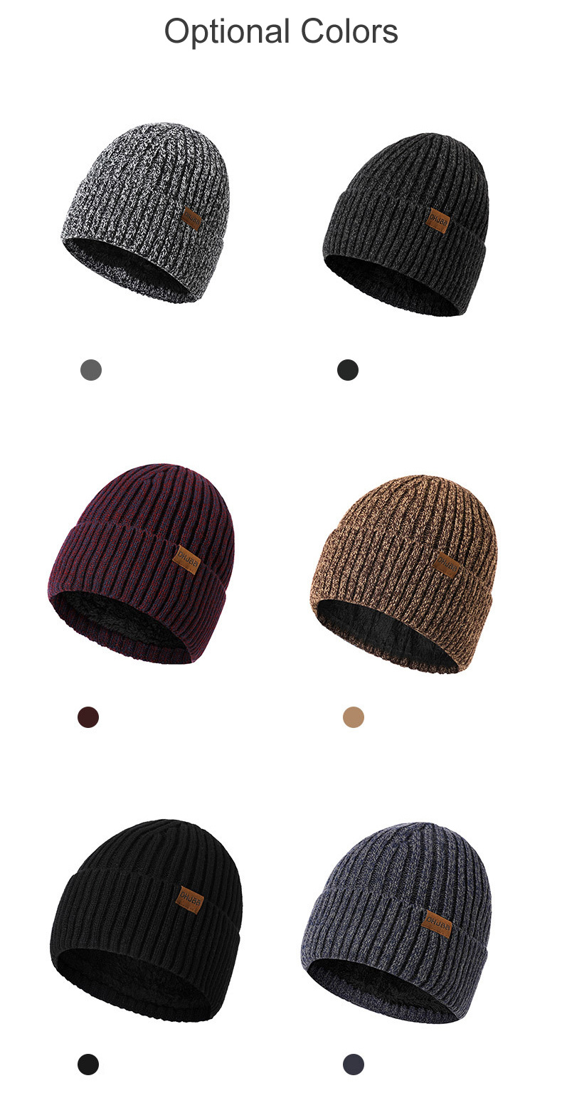 Mens Skull Cap Hat Striped ted Hat Skull Cap Ski Cap - Jewelry ...