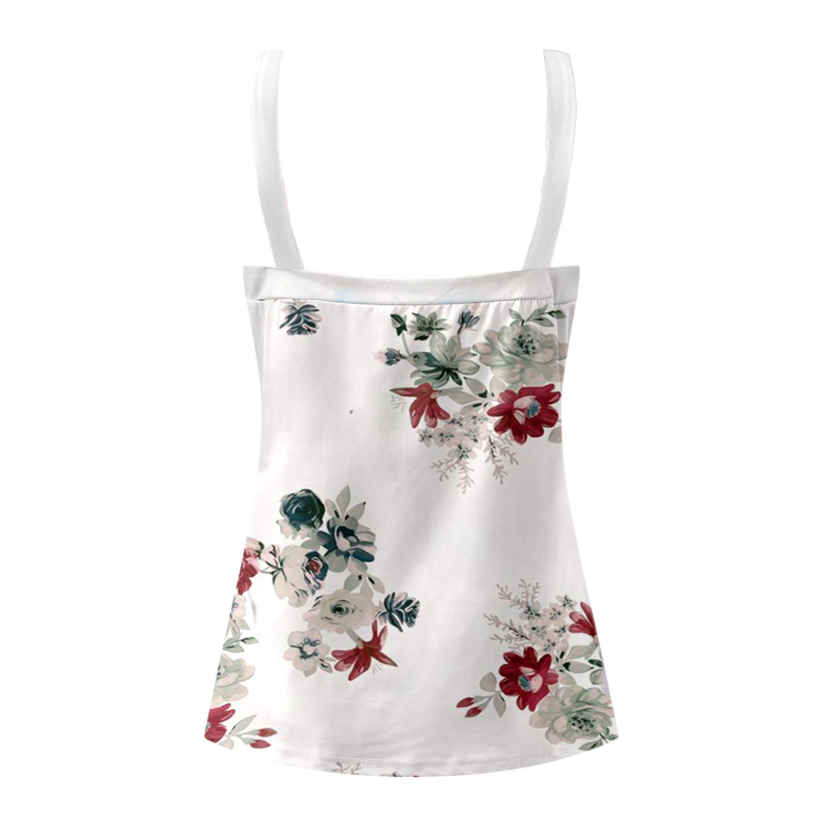 Color Block Spaghetti Tank Top Casual V Neck Sleeveless - Temu United ...
