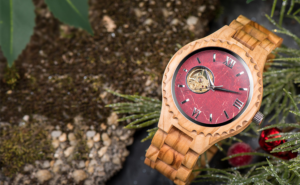 Wrist Watches Luxury Men S Wooden Mechanical Watches Automatic ...