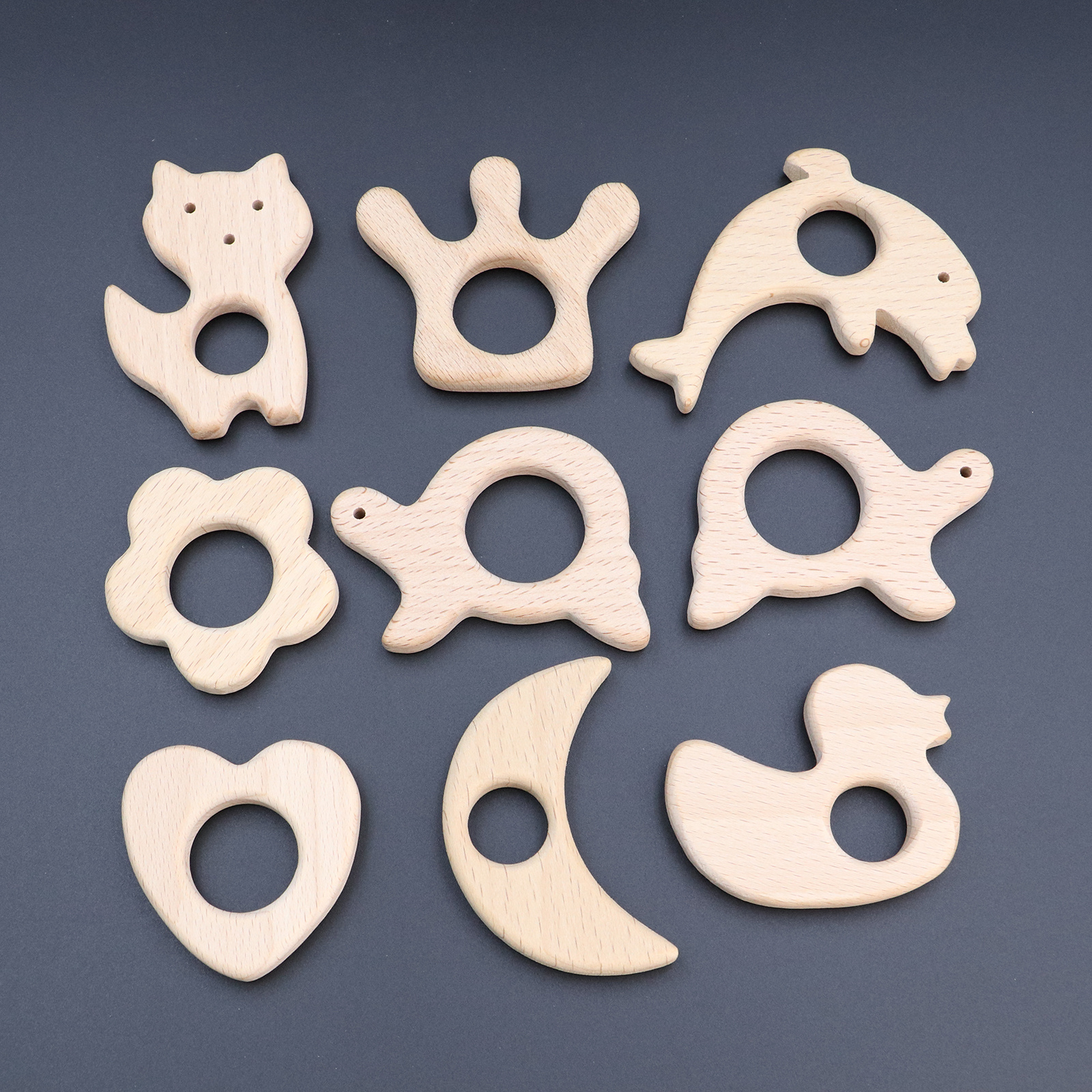 wooden animal base ball base creative gifts table ornaments - {region_name}