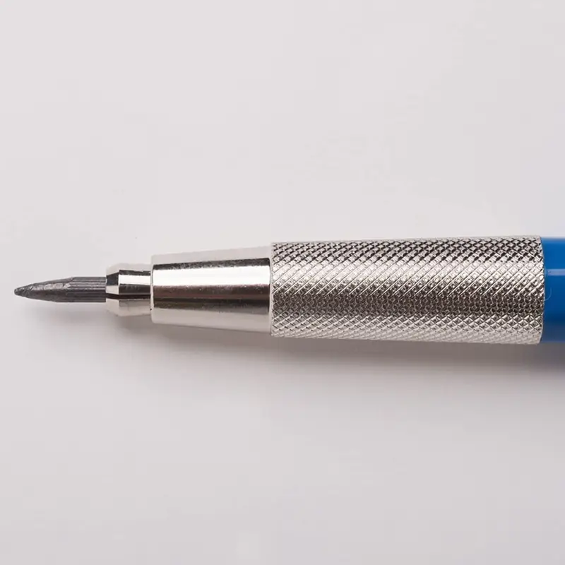 20mm シャープ 。製図鉛筆、自動鉛筆、ドラフト描画、執筆、クラフト、アートスケッチ用の金属製シャープ 、メタルマーカー大工鉛筆
