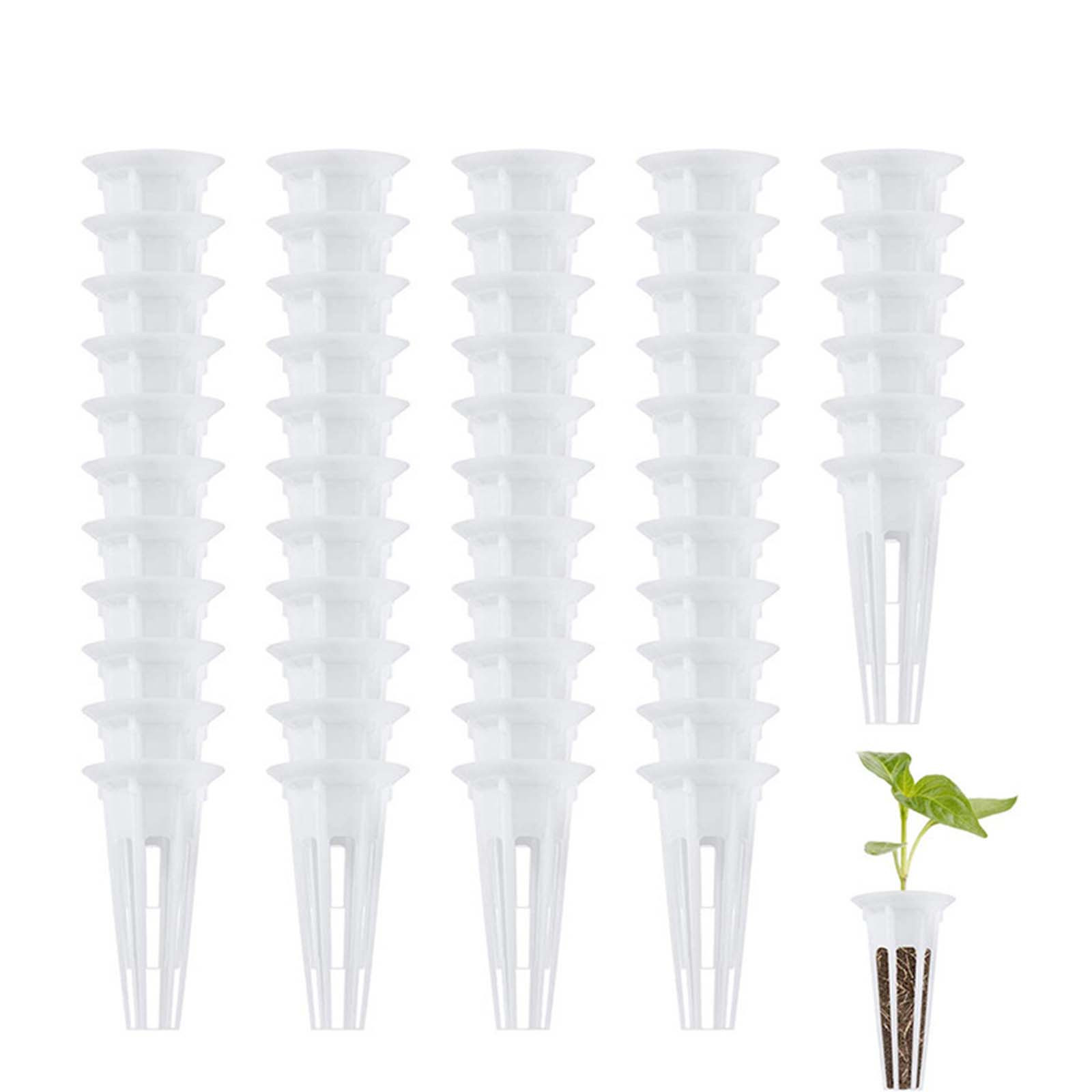 50pcs Grow Baskets For Hydroponic Growing System Seed Pods Basket ...