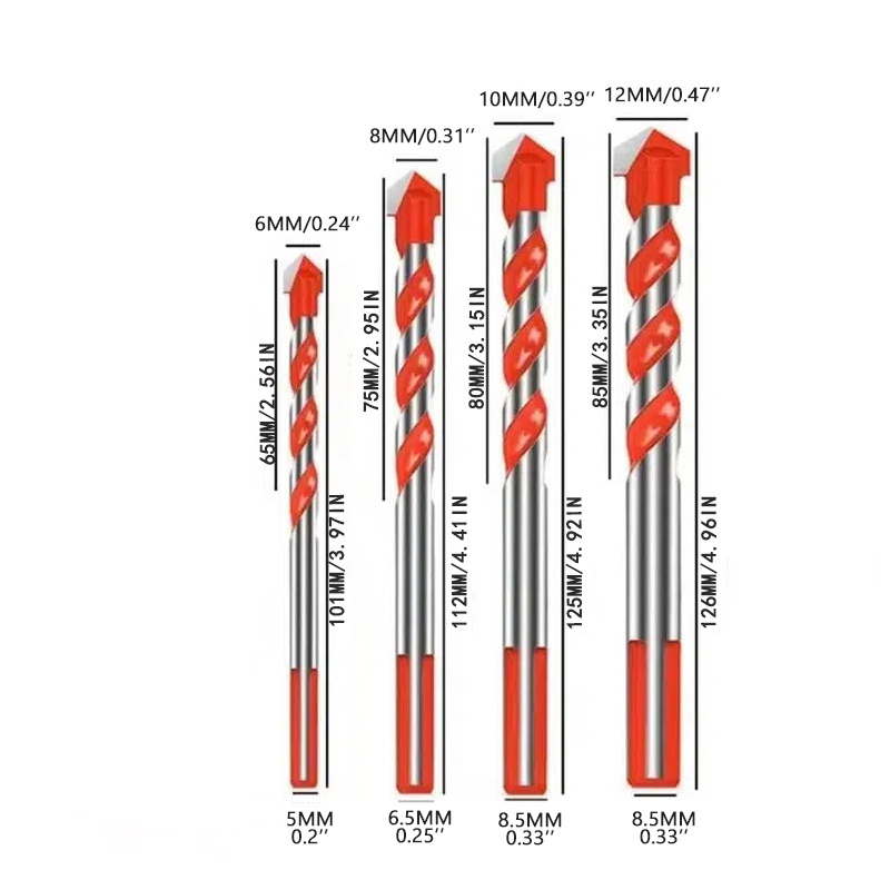 masonry drill bit set multifunctional overlord drill bit set - Temu ...