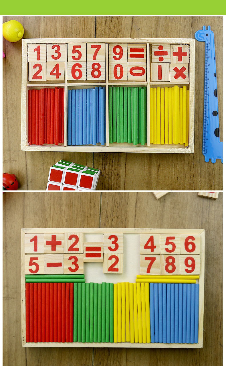 Boost Child's Math Skills Montessori Wooden Math Toys! - Temu