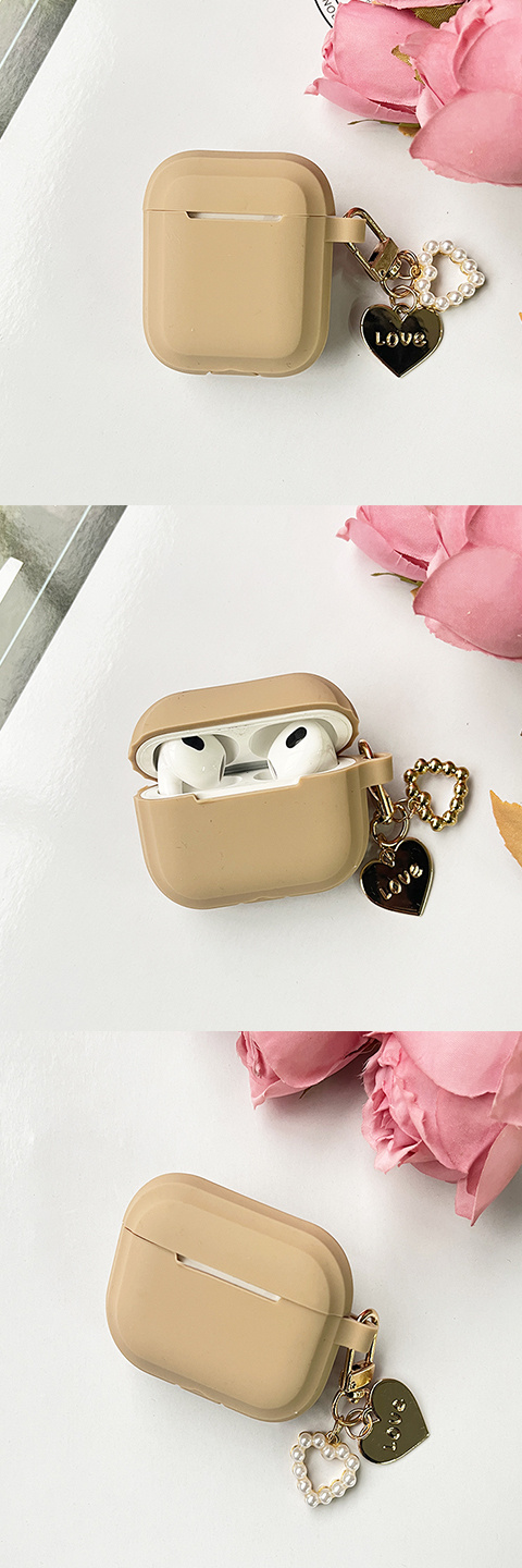 Silicone Earphone Protective Case Heart Shape Love Keychain - Temu ...