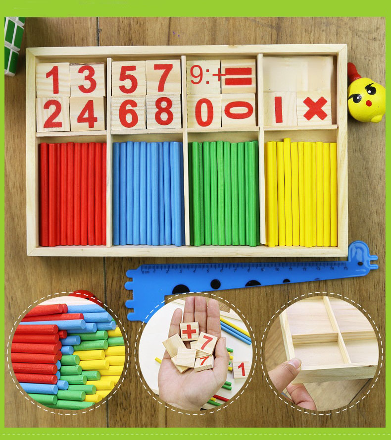Boost Child's Math Skills Montessori Wooden Math Toys! - Temu